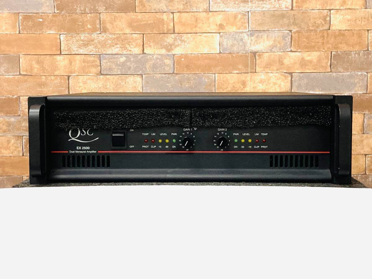 QSC パワーアンプ EX2500を福岡県糸島市で出張買取しました。 | 高く買いますWEST